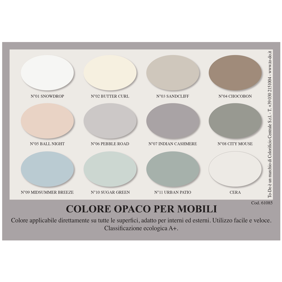 Vendita online To-do colore per mobili 500ml. n.11 urban patio